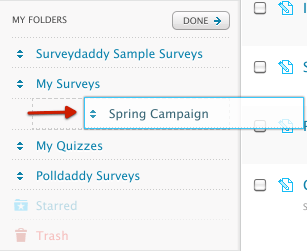 Moving and Managing Content and Folders | Surveydaddy Support